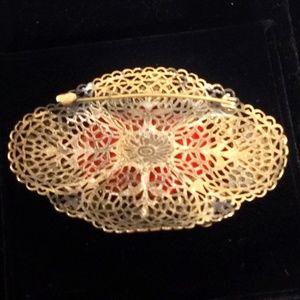 Vintage | Jewelry | Vintage Max Neiger Art Deco Czech Glass Brooch ...